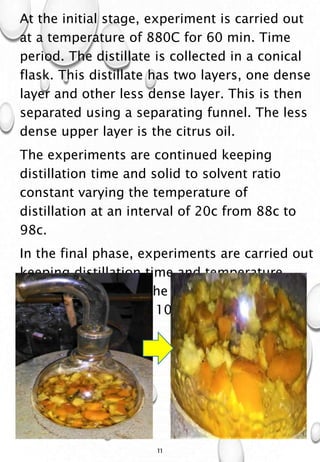 Orange peel extraction debjit parui | PPTX