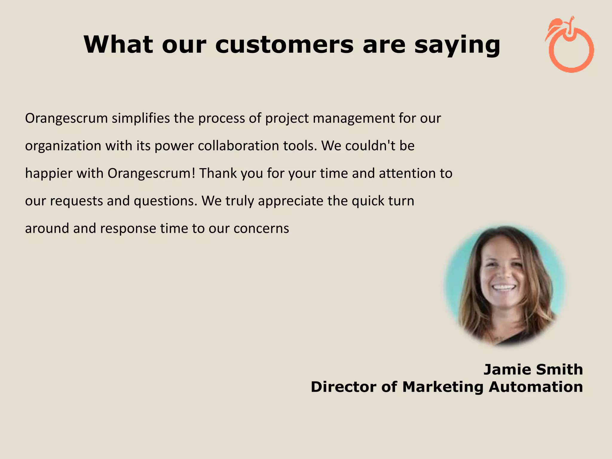 Orangescrum Powerful Agile Project Management Software Ppt