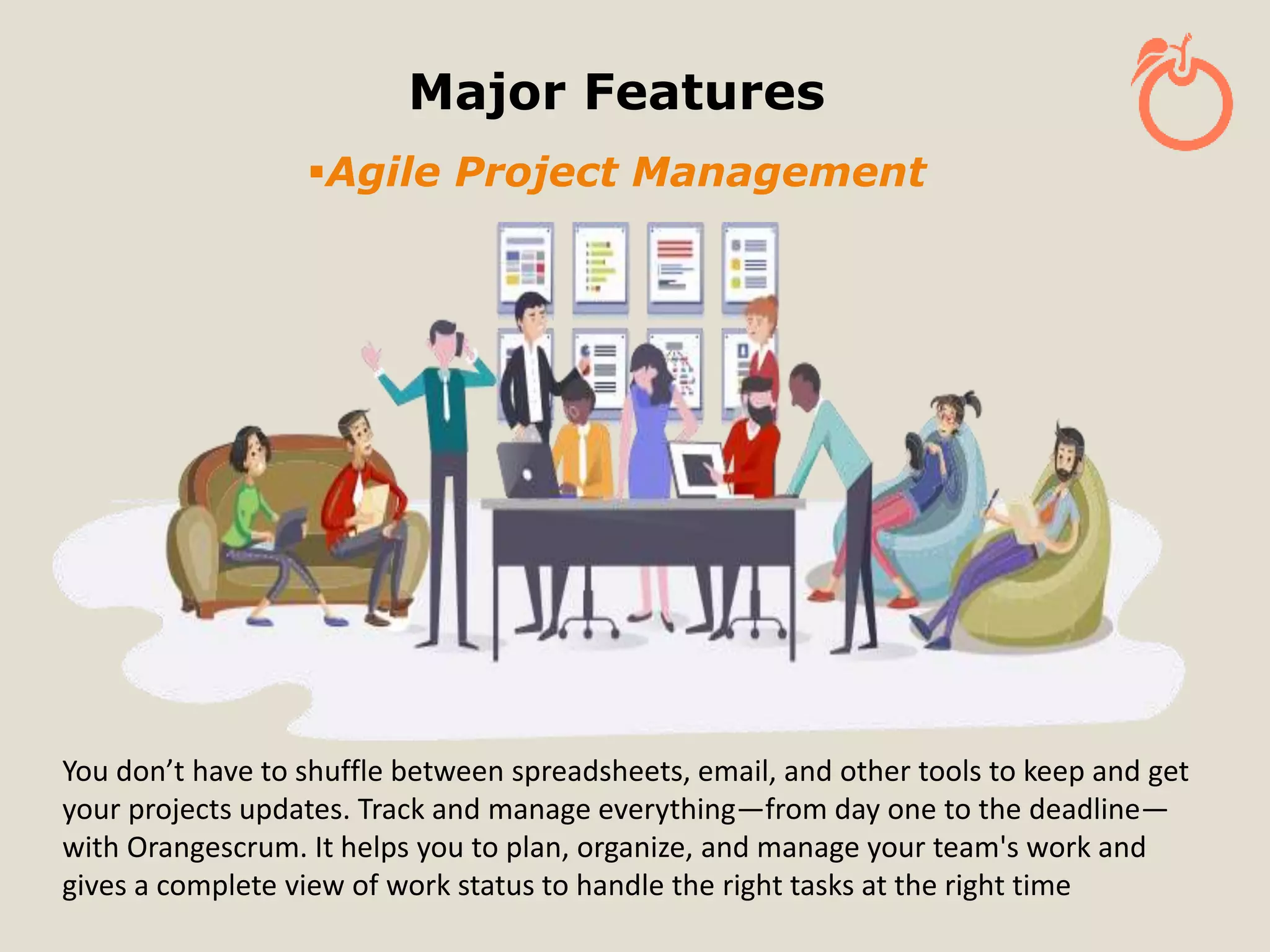 Orangescrum Powerful Agile Project Management Software | PPT
