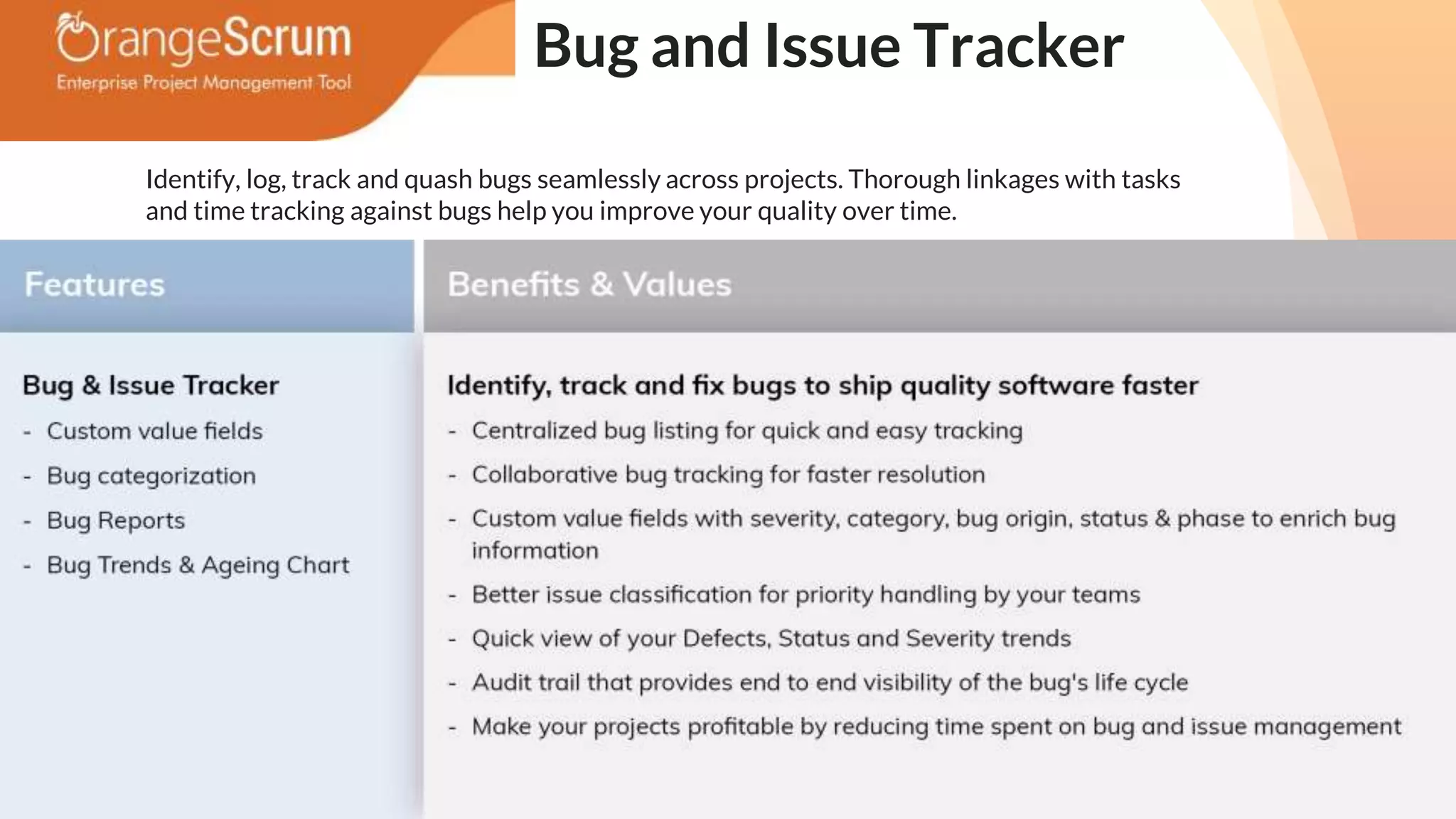 Orangescrum features & benefits | PPTX