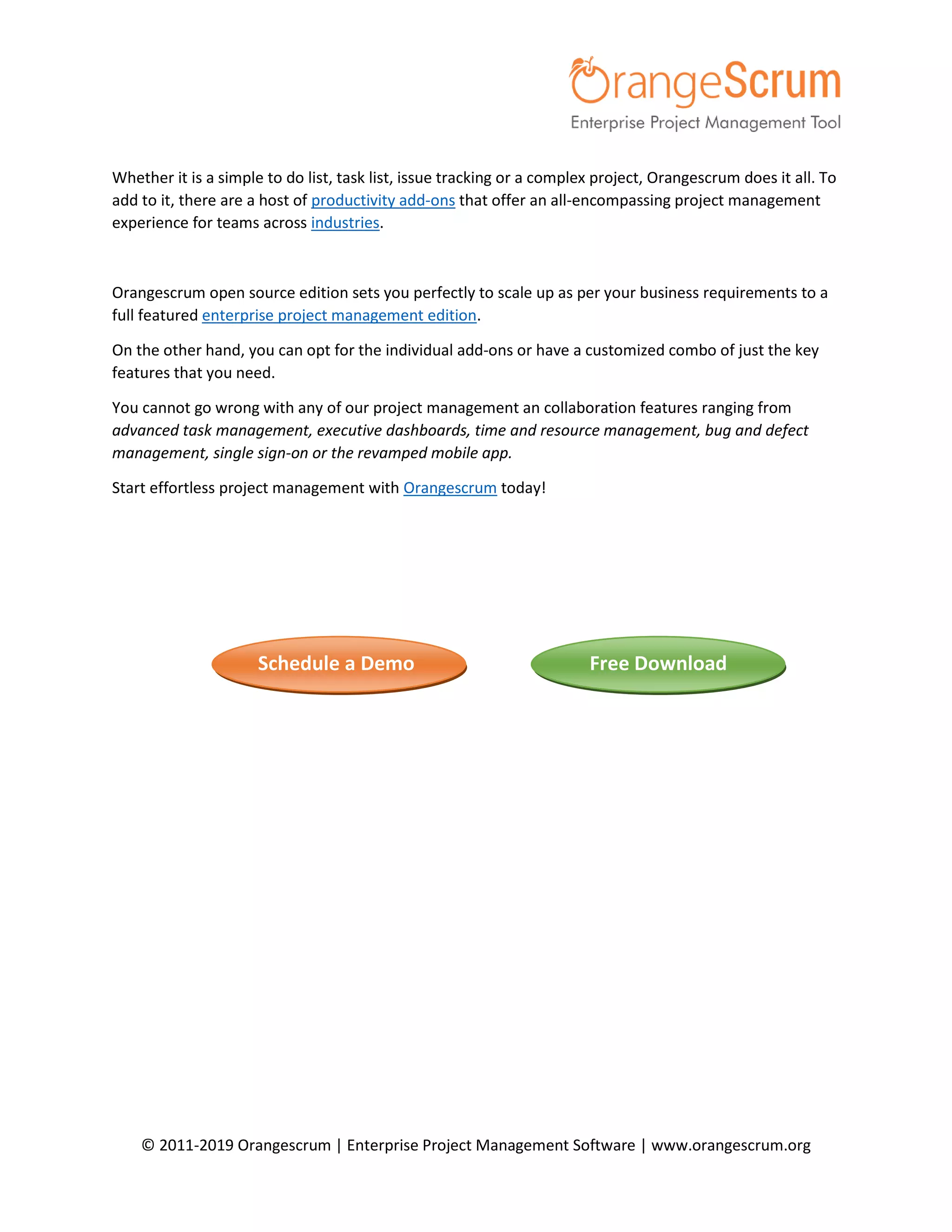 Orangescrum open source v1.8.0 released | PDF