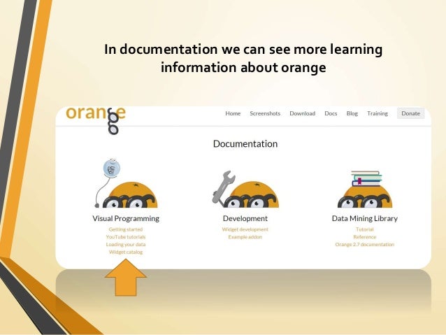 Orange software Introduction برنامج اورنج للتنقیب عن البیانات
