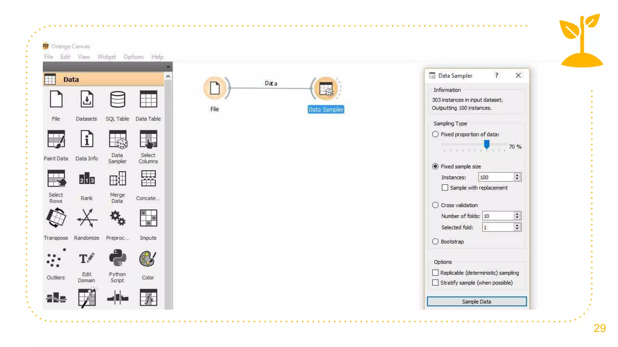 Orange Data Mining & Data Visualization Tool | PPTX