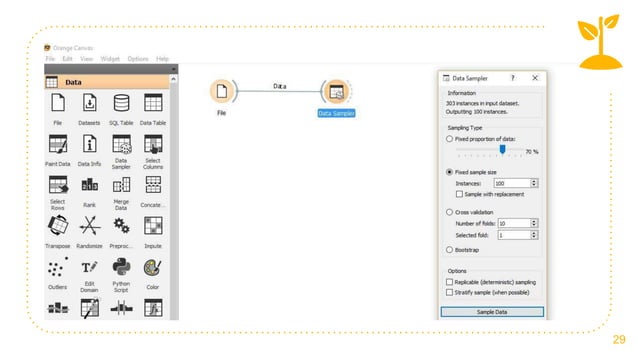 Orange Data Mining & Data Visualization Tool | PPTX