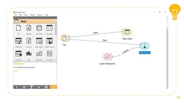 Orange Data Mining & Data Visualization Tool | PPTX