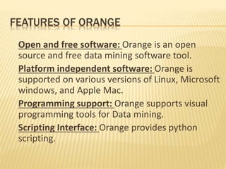 Data Mining Tools / Orange | PPSX