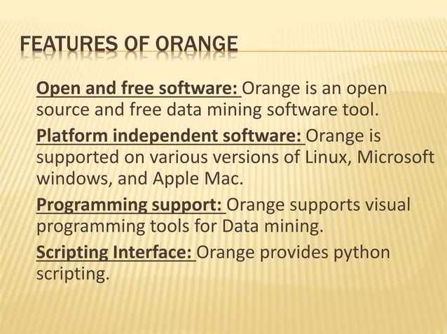 Data Mining Tools / Orange | PPSX | Computer Software and Applications ...