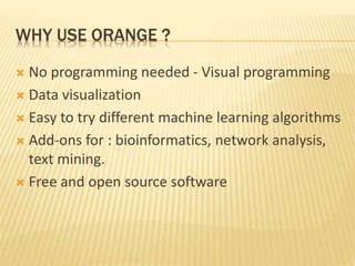 Data Mining Tools / Orange | PPSX