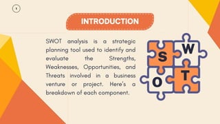 Simple SWOT Analysis with reviewwithyash | PPT