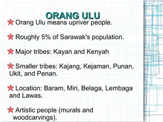 Orang ulu ppt. | PPT