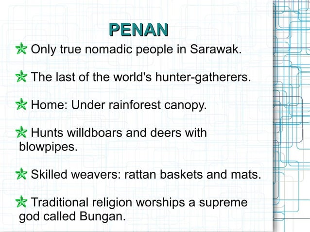 Orang ulu ppt. | PPT