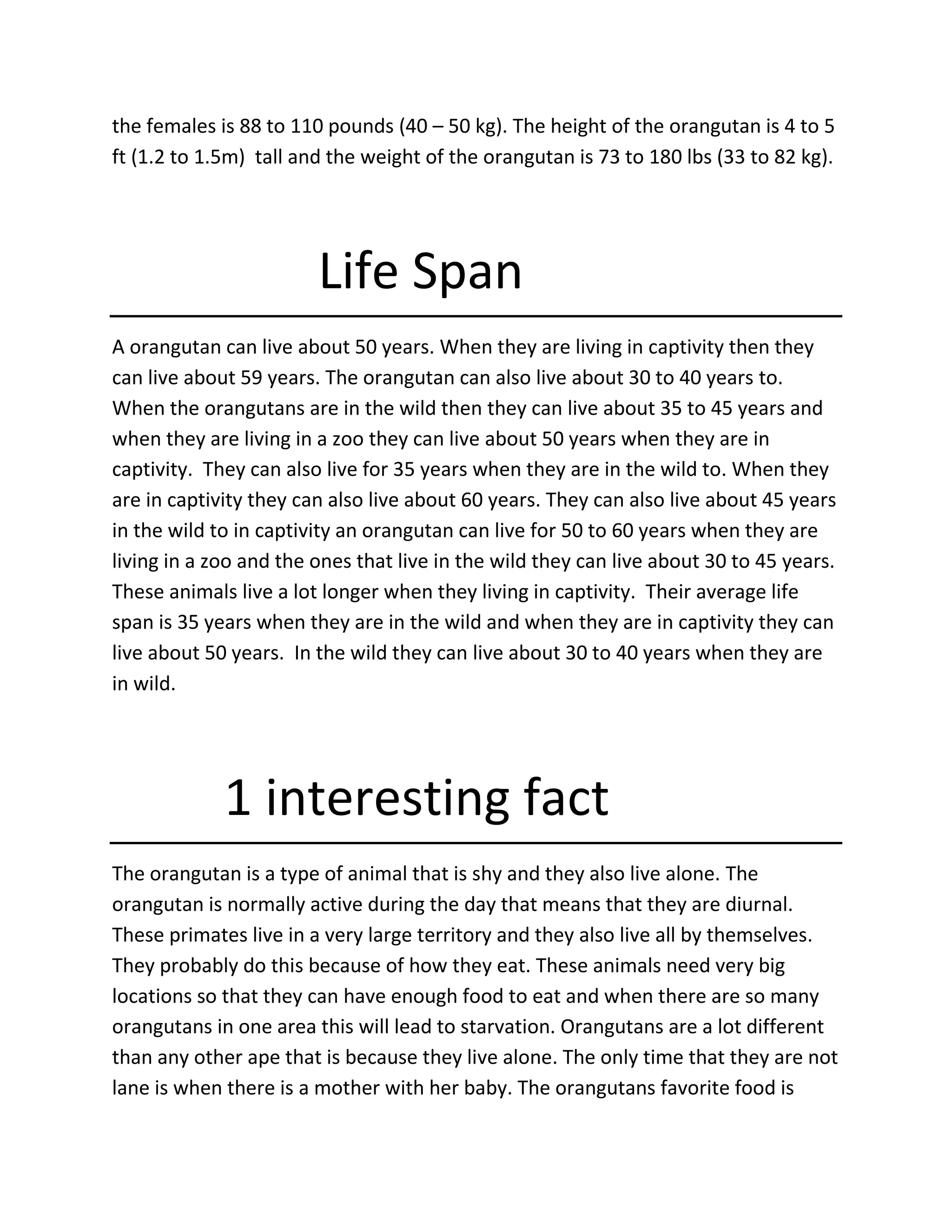 orangutan book | DOCX