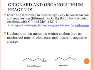 Organometallic compound: a compound that contains a carbon-metal | PPT