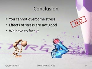 stress -Oranizational behaviour | PPT