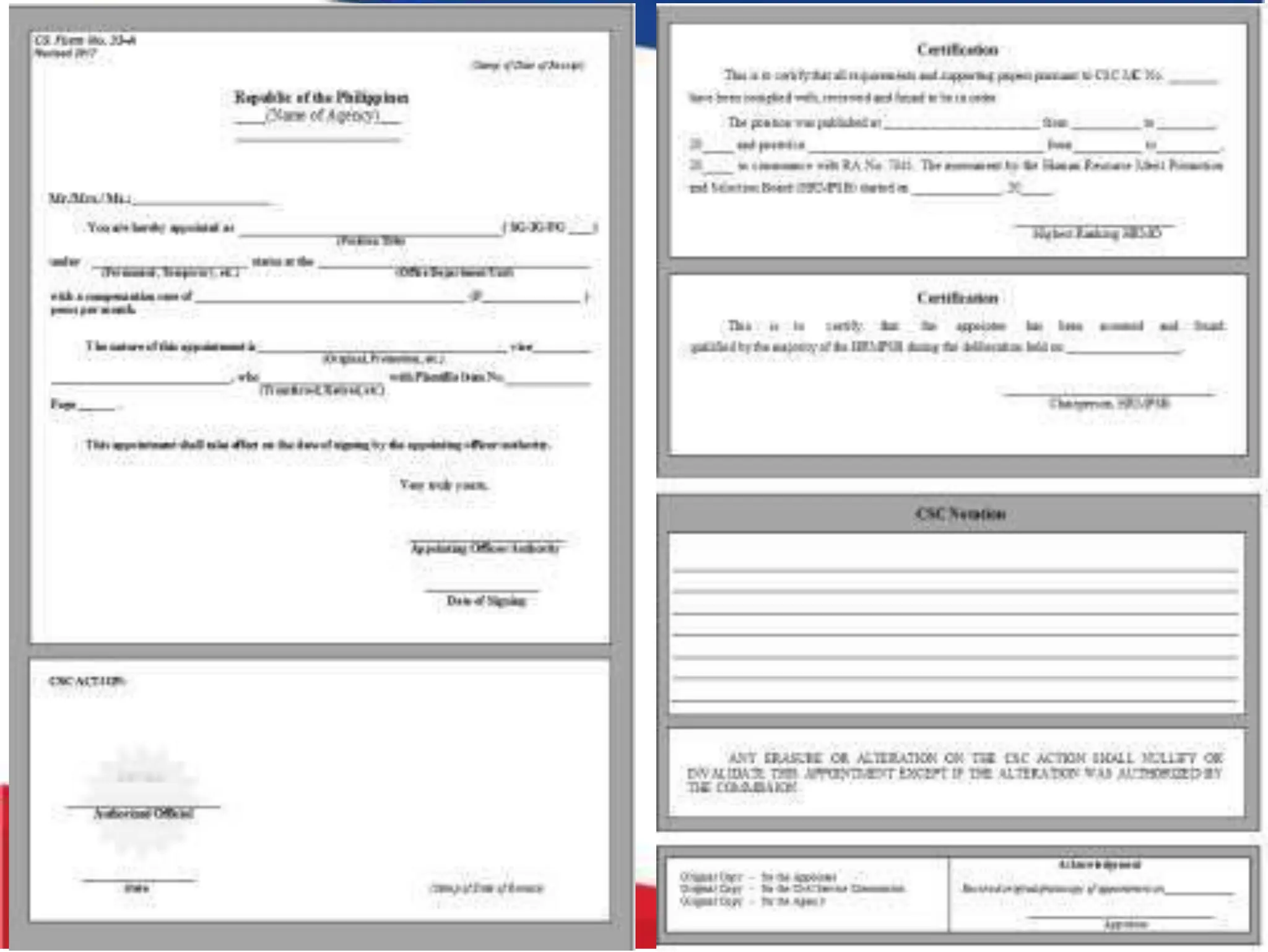 2017 Omnibus Rules on Appointments and Other Human Resource Actions, As ...