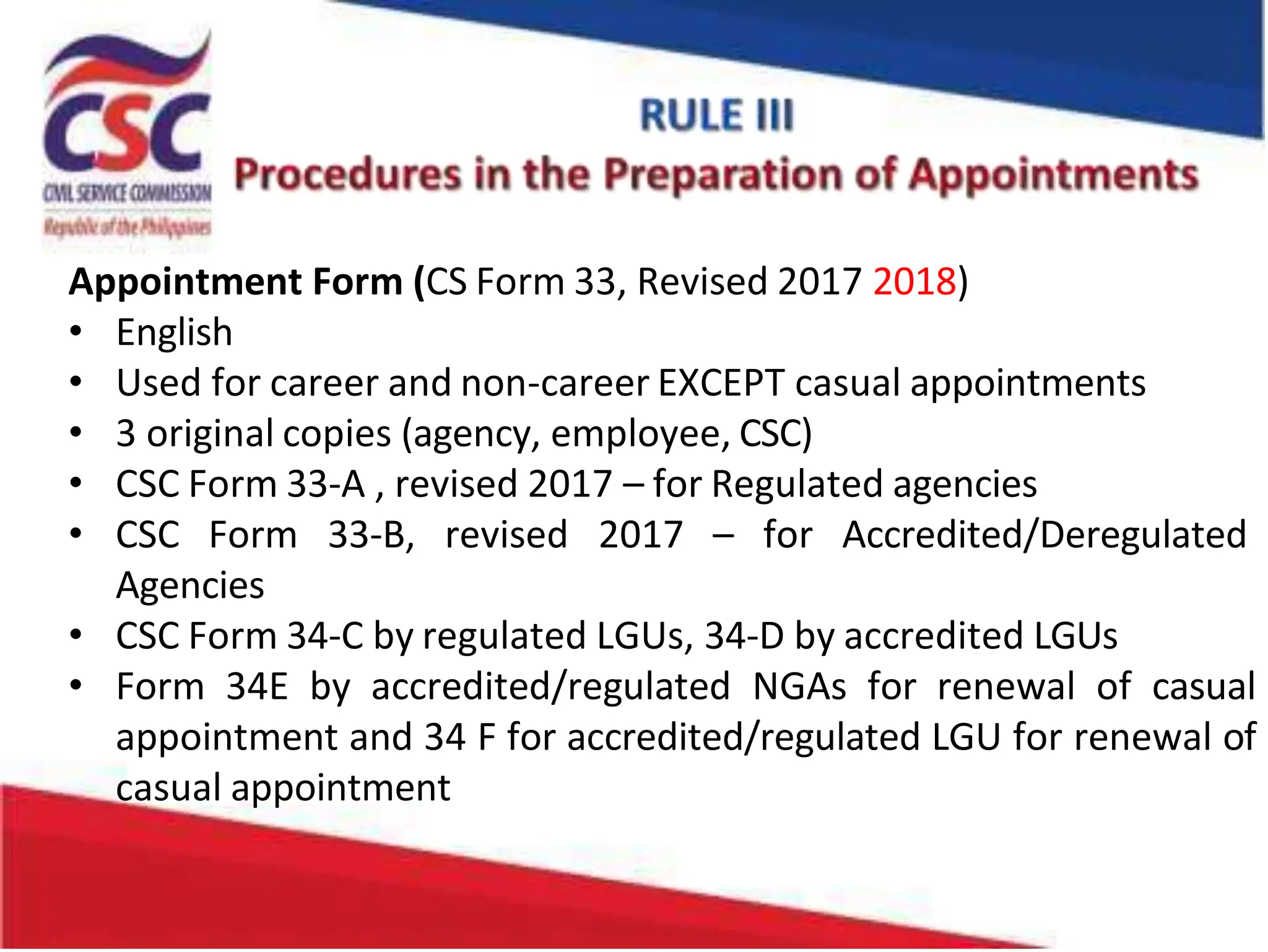 2017 Omnibus Rules on Appointments and Other Human Resource Actions, As ...