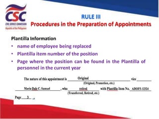 2017 Omnibus Rules on Appointments and Other Human Resource Actions, As ...