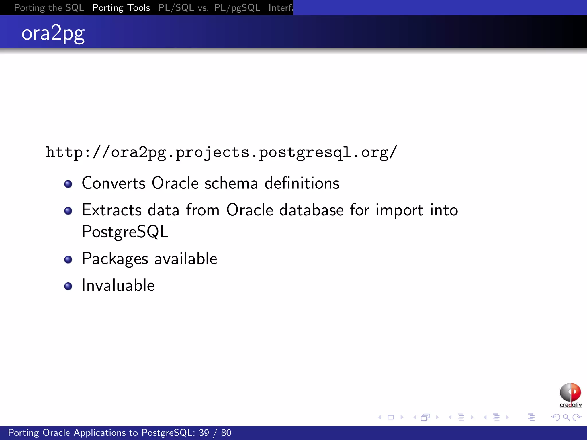 Porting Oracle Applications To Postgresql Ppt 3693