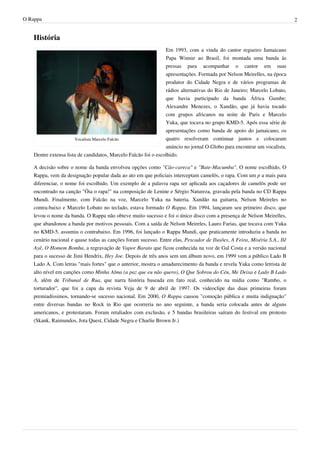 O Rappa | PDF | Download Gratuito