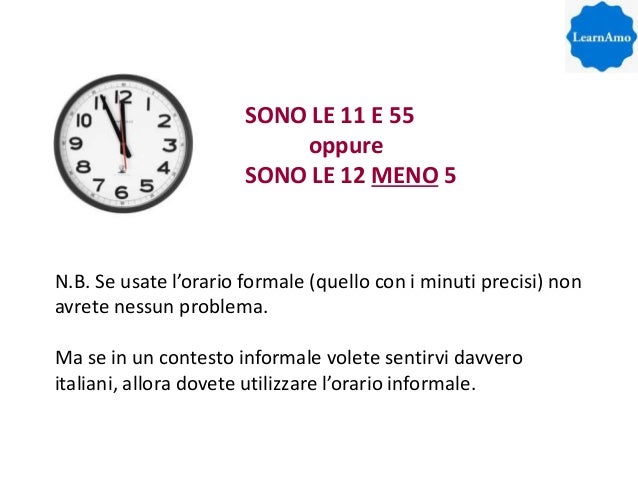 Lezione #8 orario italiano “Che ora è? Che ore sono?” - how to say “w…
