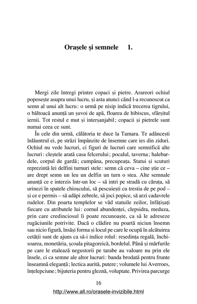 Orasele invizibile italo calvino pdf | PDF