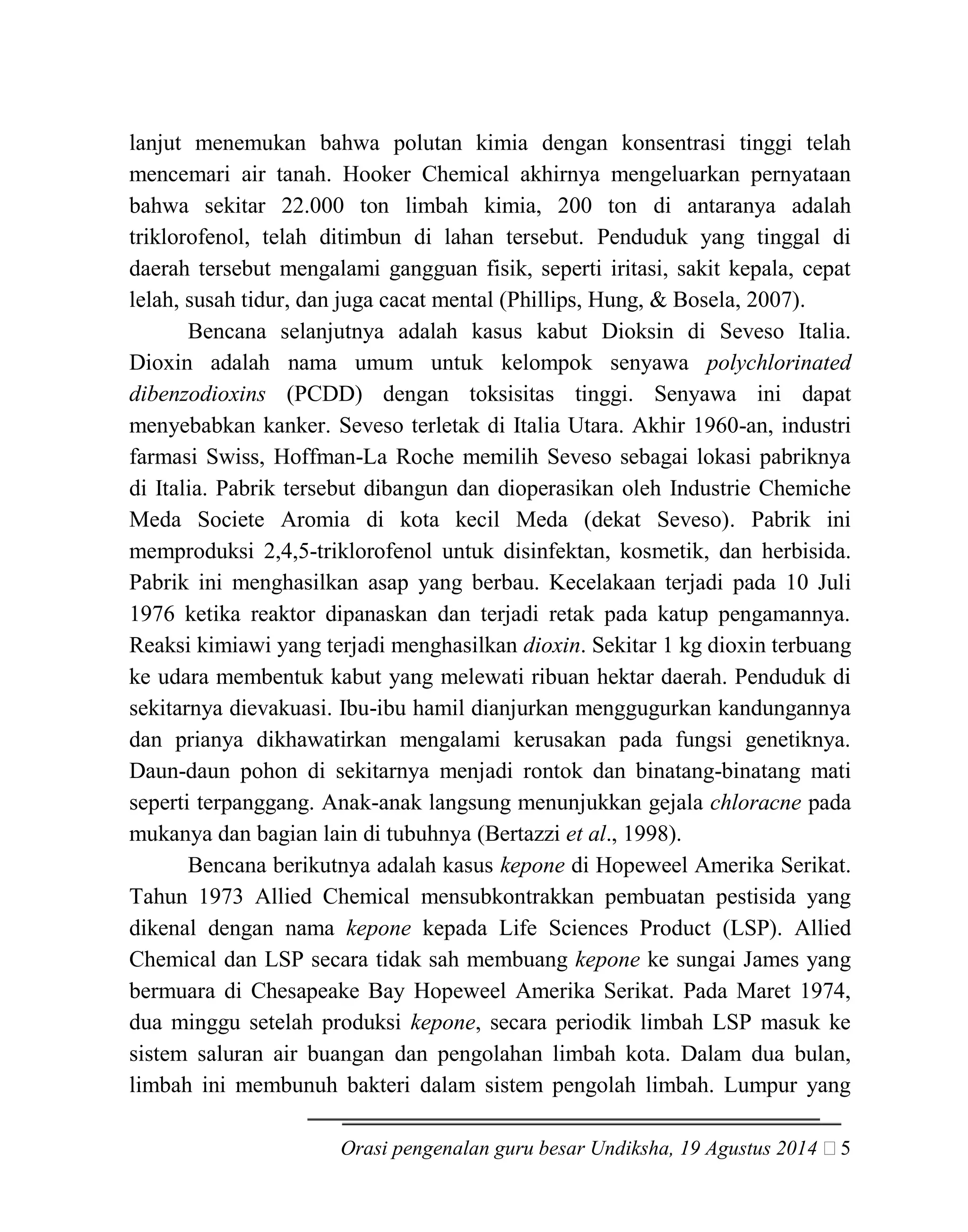 Orasi Pengenalan Guru Besar I Wayan Redhana Undiksha | PDF