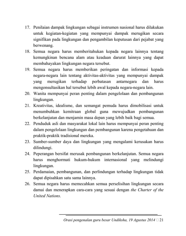 Orasi Pengenalan Guru Besar I Wayan Redhana Undiksha | PDF