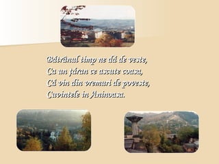 Orasul Meu Aninoasa | PPT