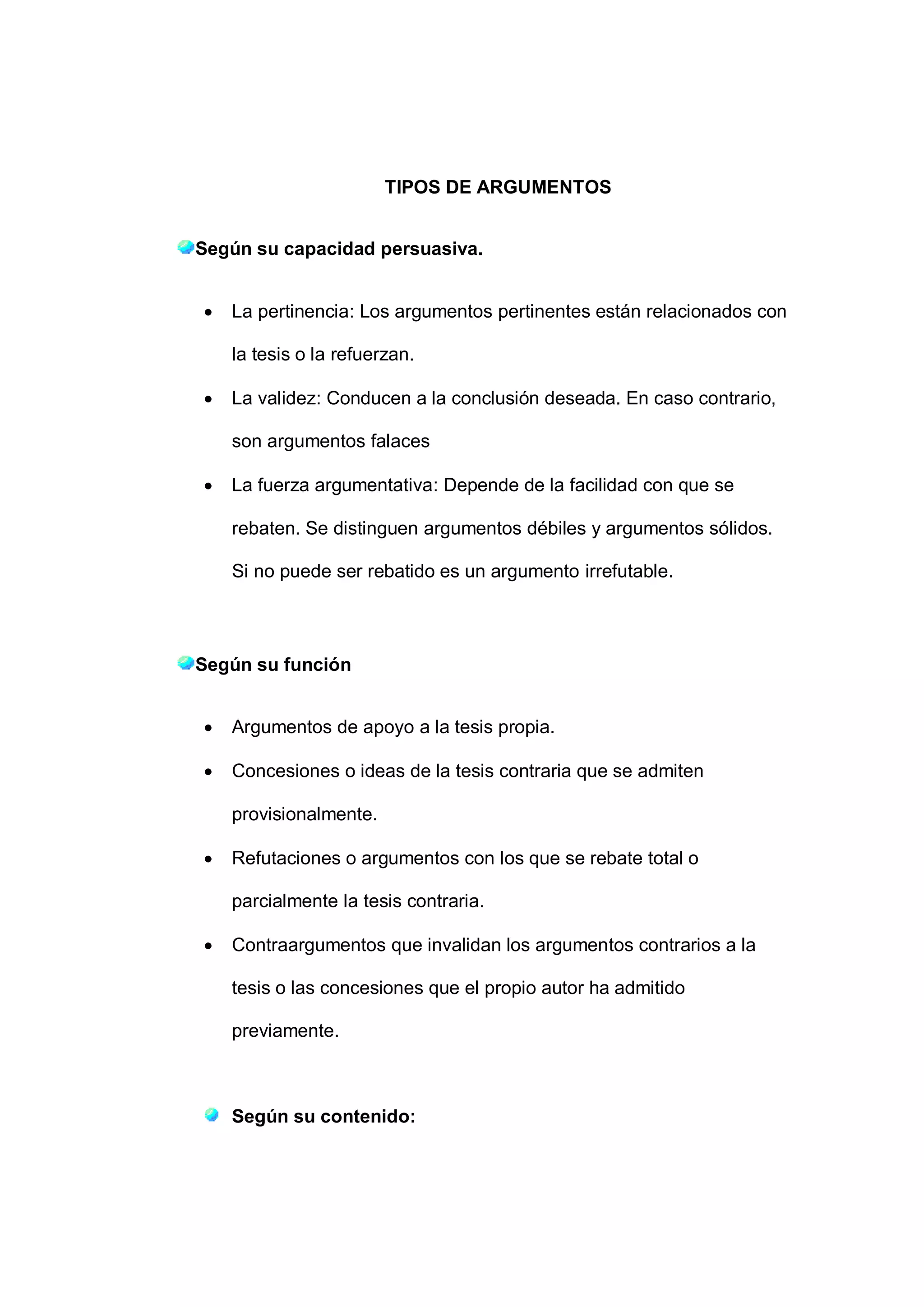 argumentacion de ideas | PDF