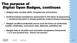 OBF Academy - Evidence-based Open Badges enhancing the professional development of teaching ...