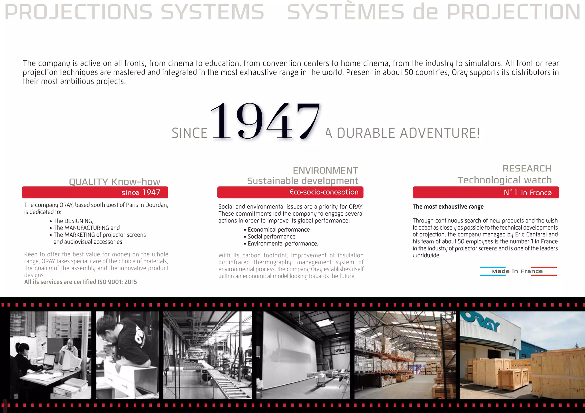 catalog : ORAY Products 2019 (Projection Screens) | PPT