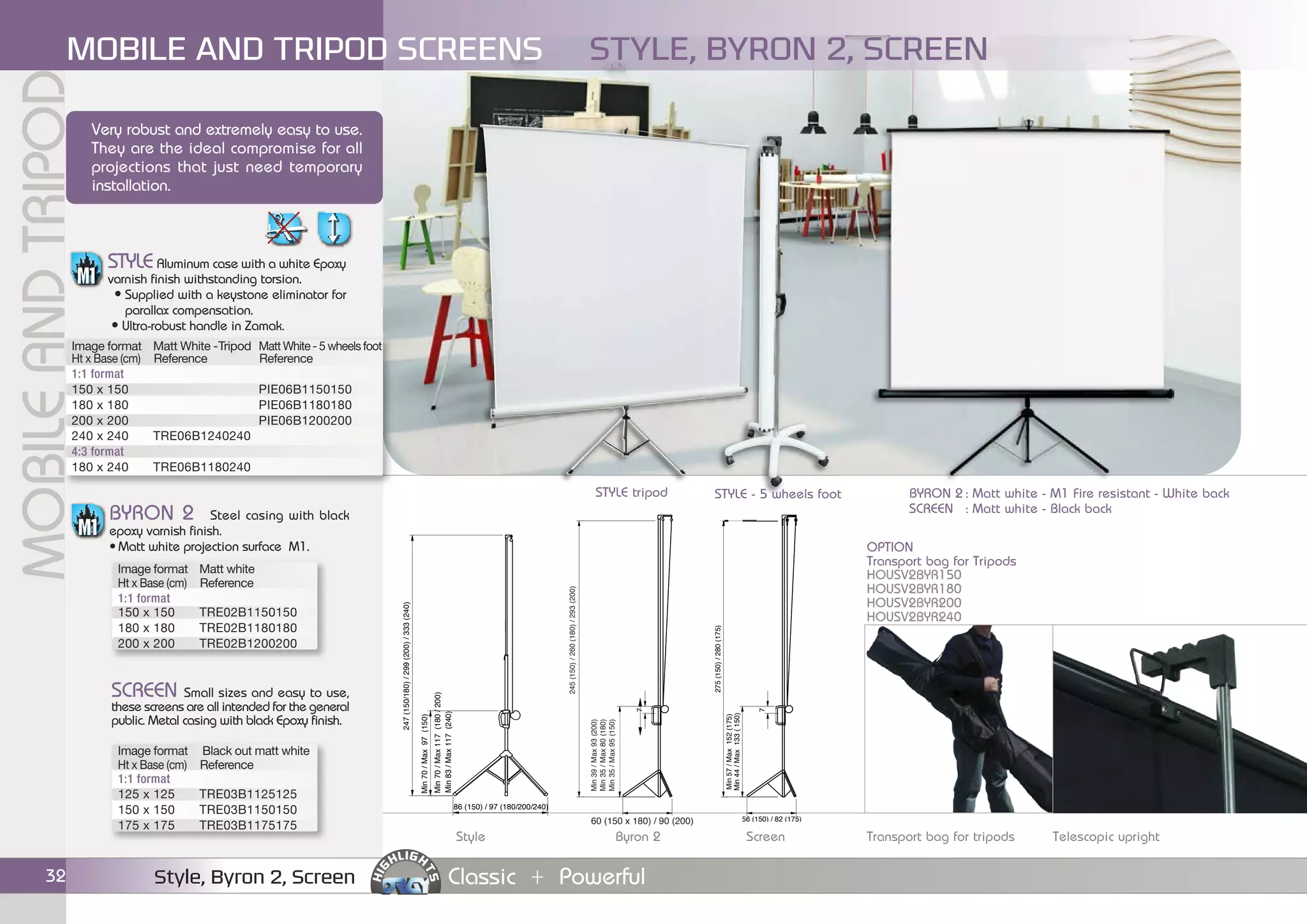catalog : ORAY Products 2019 (Projection Screens) | PPT