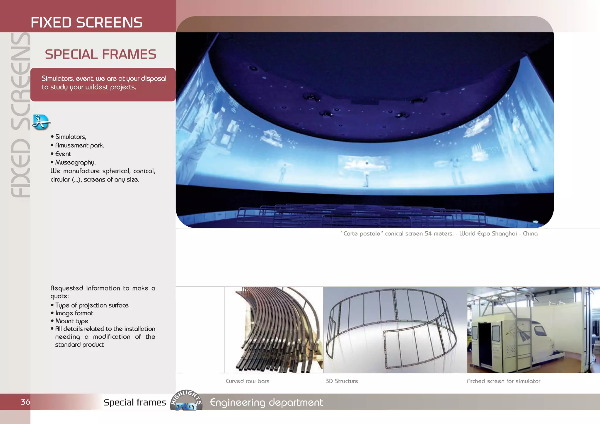 catalog : ORAY Products 2019 (Projection Screens) | PPT