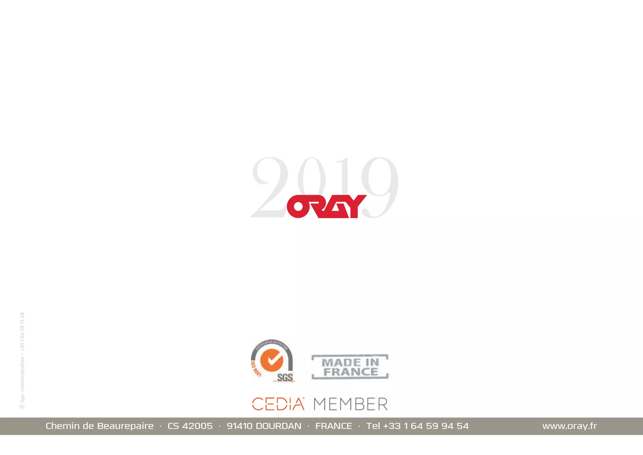 catalog : ORAY Products 2019 (Projection Screens) | PPT