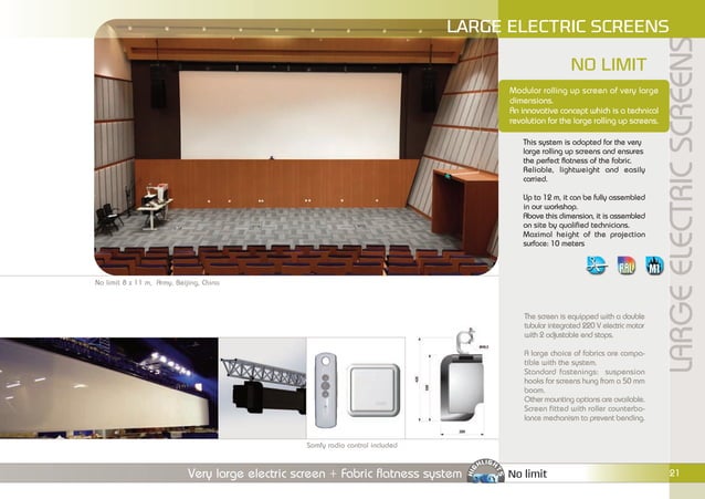 catalog : ORAY Products 2019 (Projection Screens) | PPT