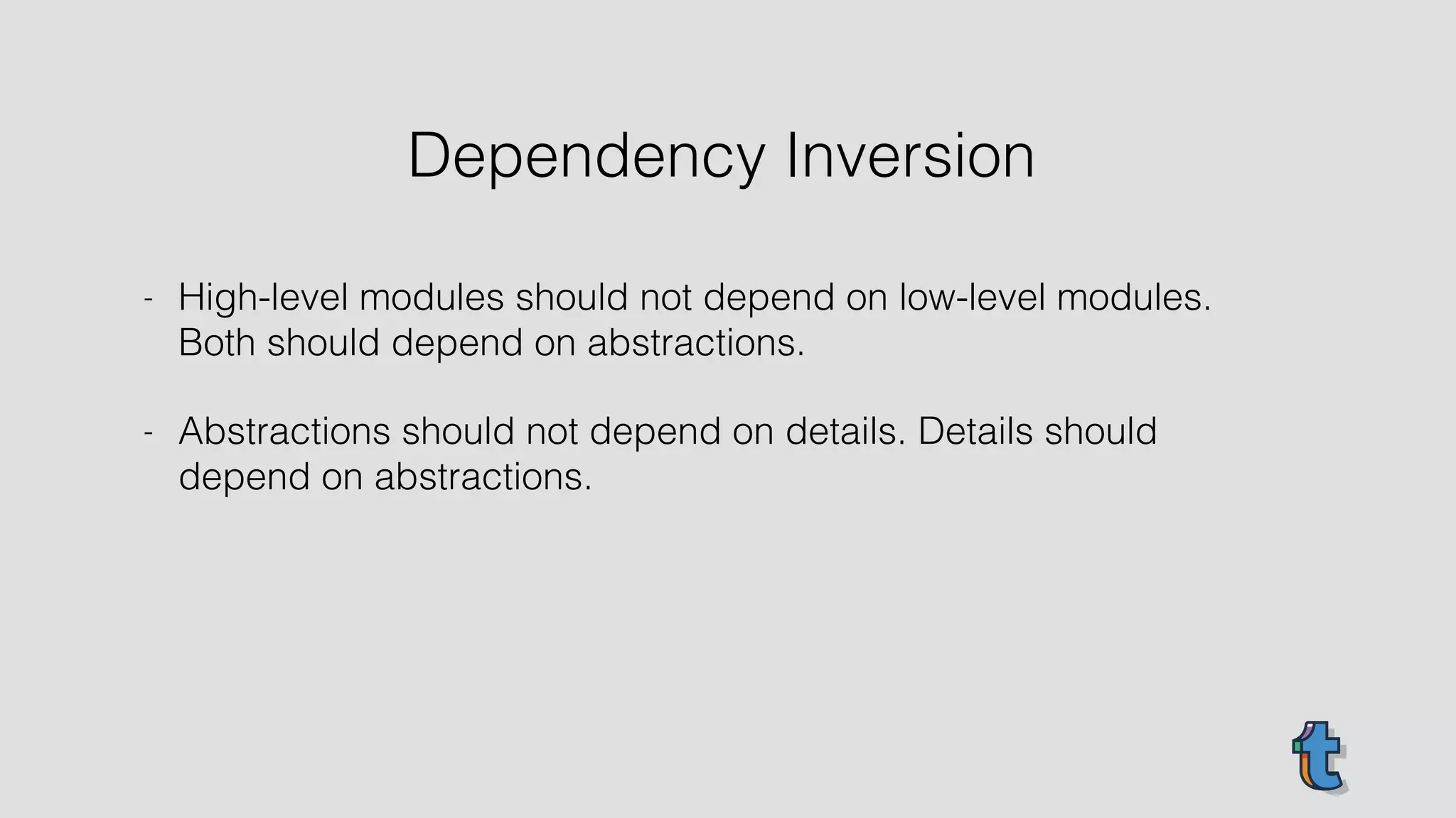 Intro to Dependency Injection - Or bar | PPT