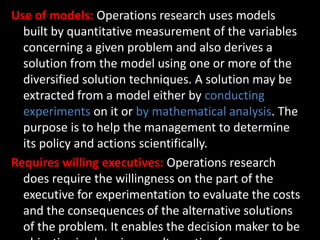 Basics of Operations Research | PPTX