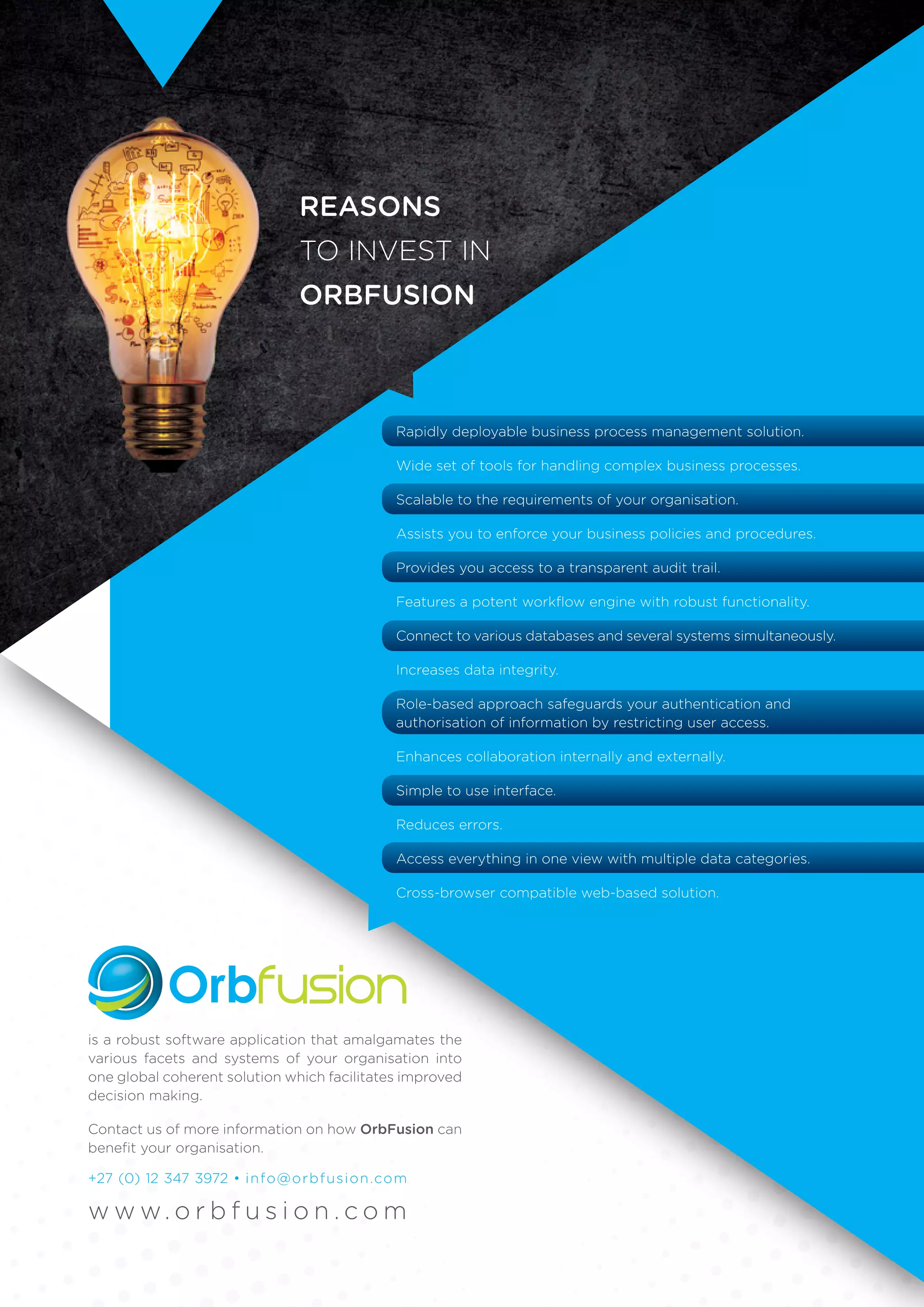 Introducing OrbFusion | PDF