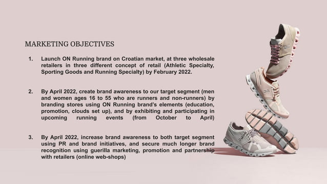 Product Launch - ON Running Marketing Plan | PDF | Participant Sports ...