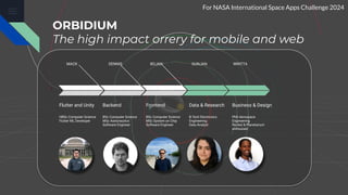 NASA Space App Hackathon 2024 Team Orbidium - Orrery Web App Demo | PDF