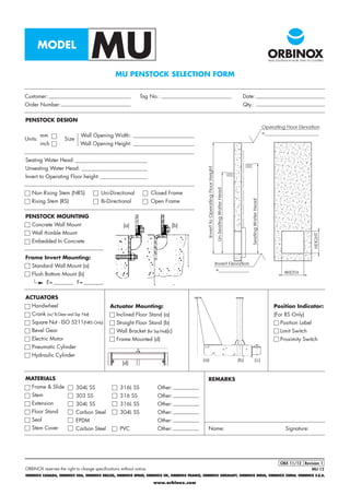 Orbinox.mu penstock | PDF