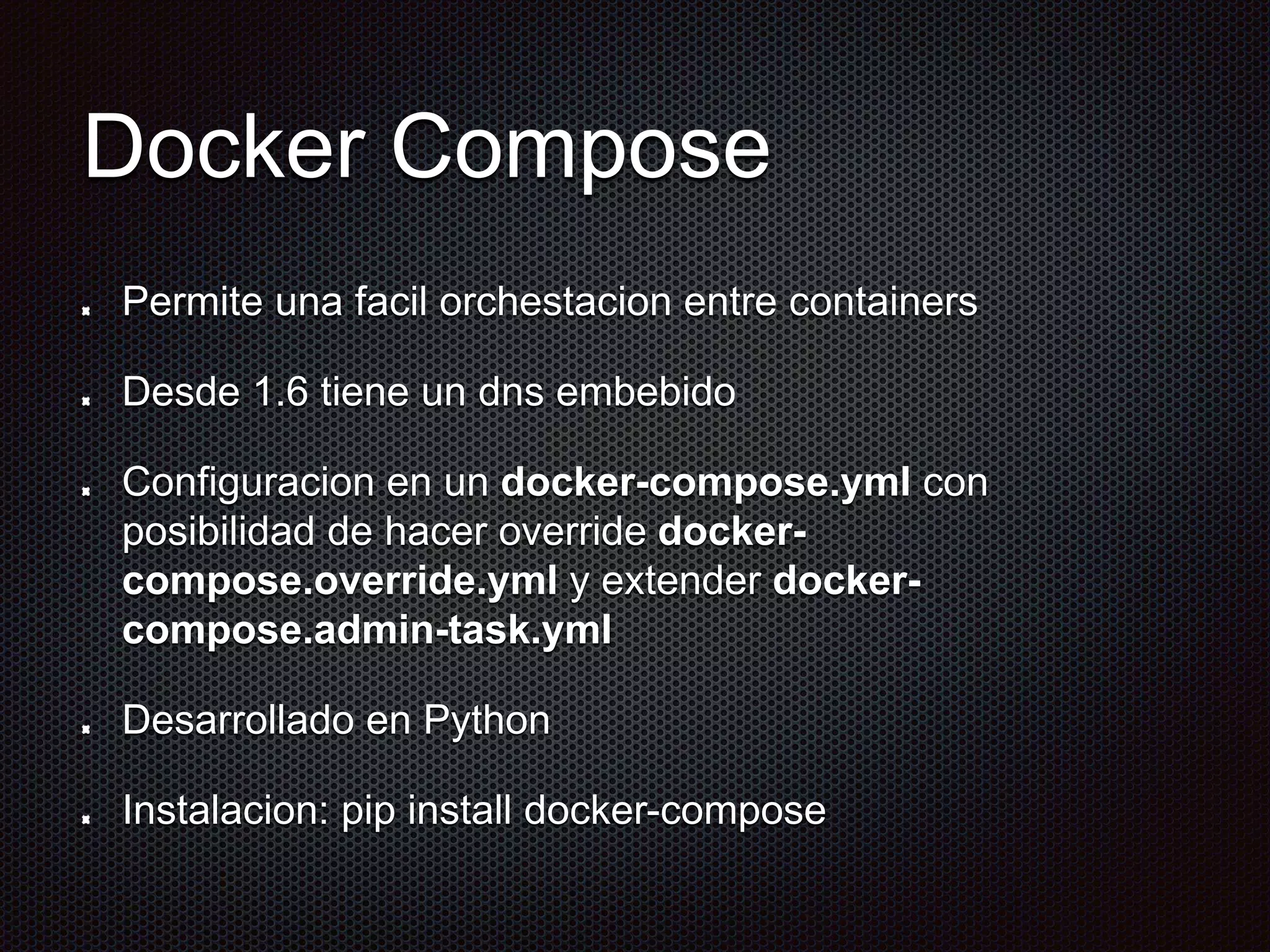 Docker Ecosystem Part Ii Compose Ppt