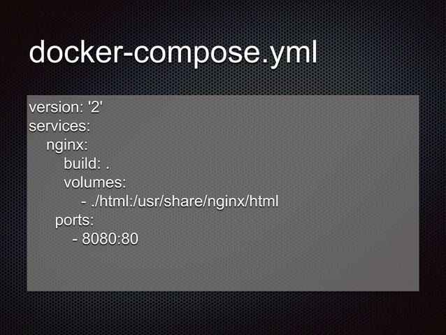 Docker Ecosystem Part Ii Compose Ppt