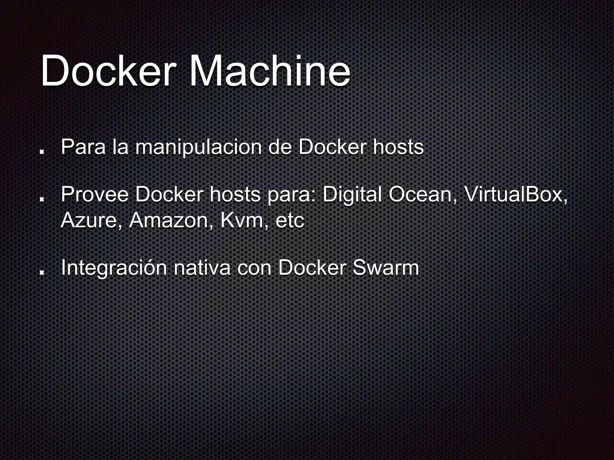 Docker Ecosystem: Part III - Machine | PPT
