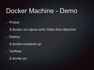 Docker Ecosystem: Part III - Machine | PPT