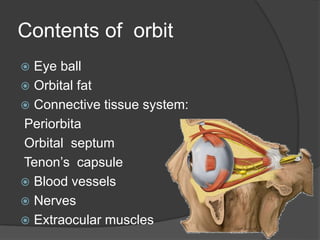 Orbit clinical round | PPTX | Ear, Nose and Throat Conditions ...
