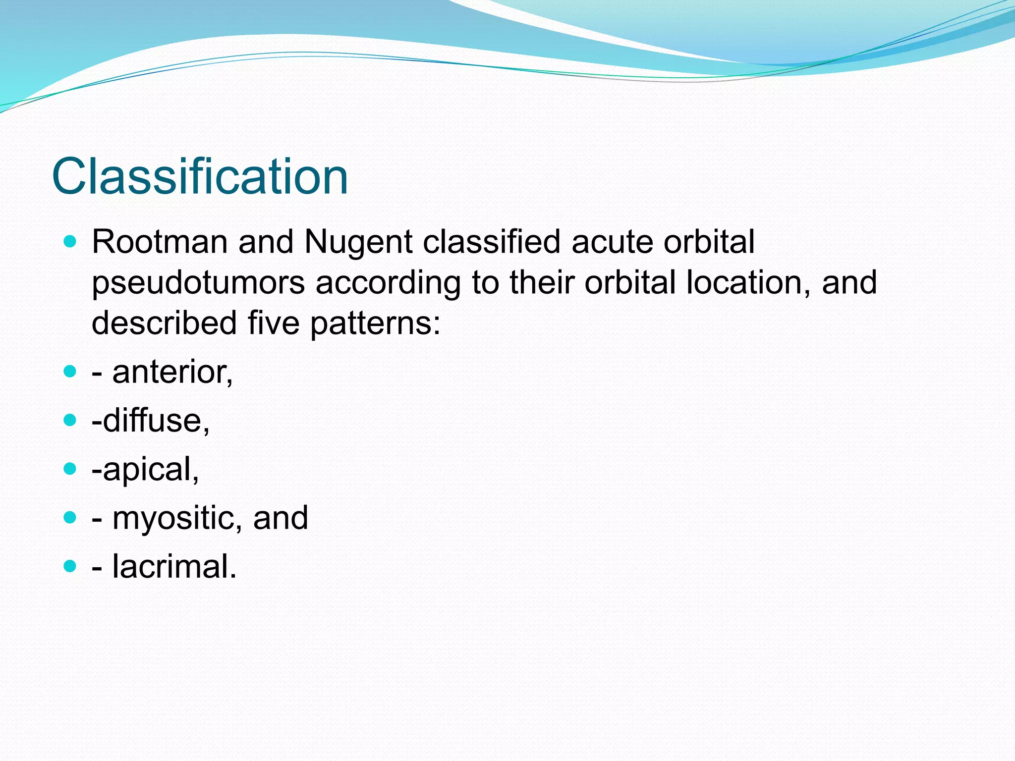 idiopathic orbital inflammatory syndrome | PPTX