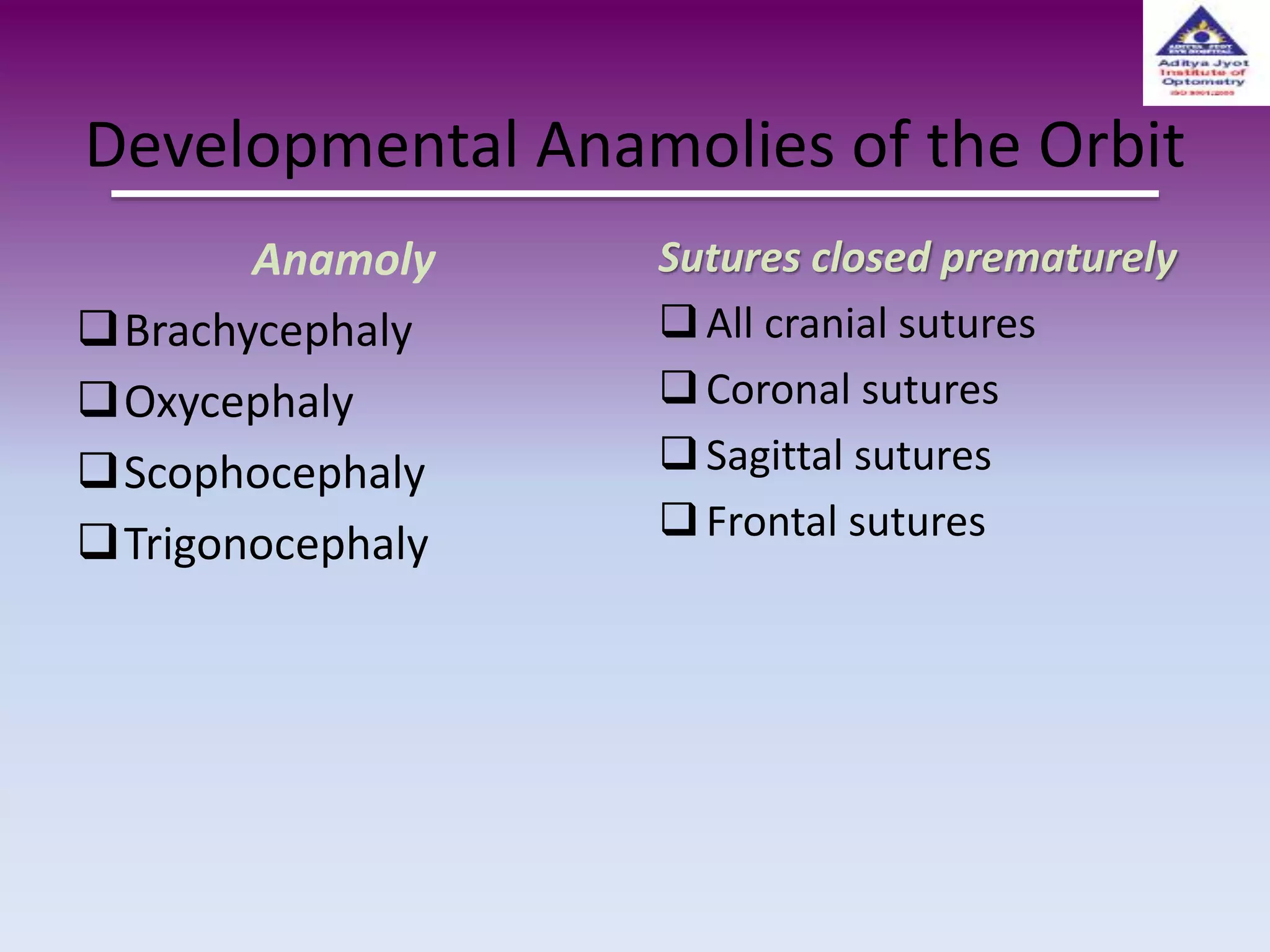 Disease Of Orbit | PPTX
