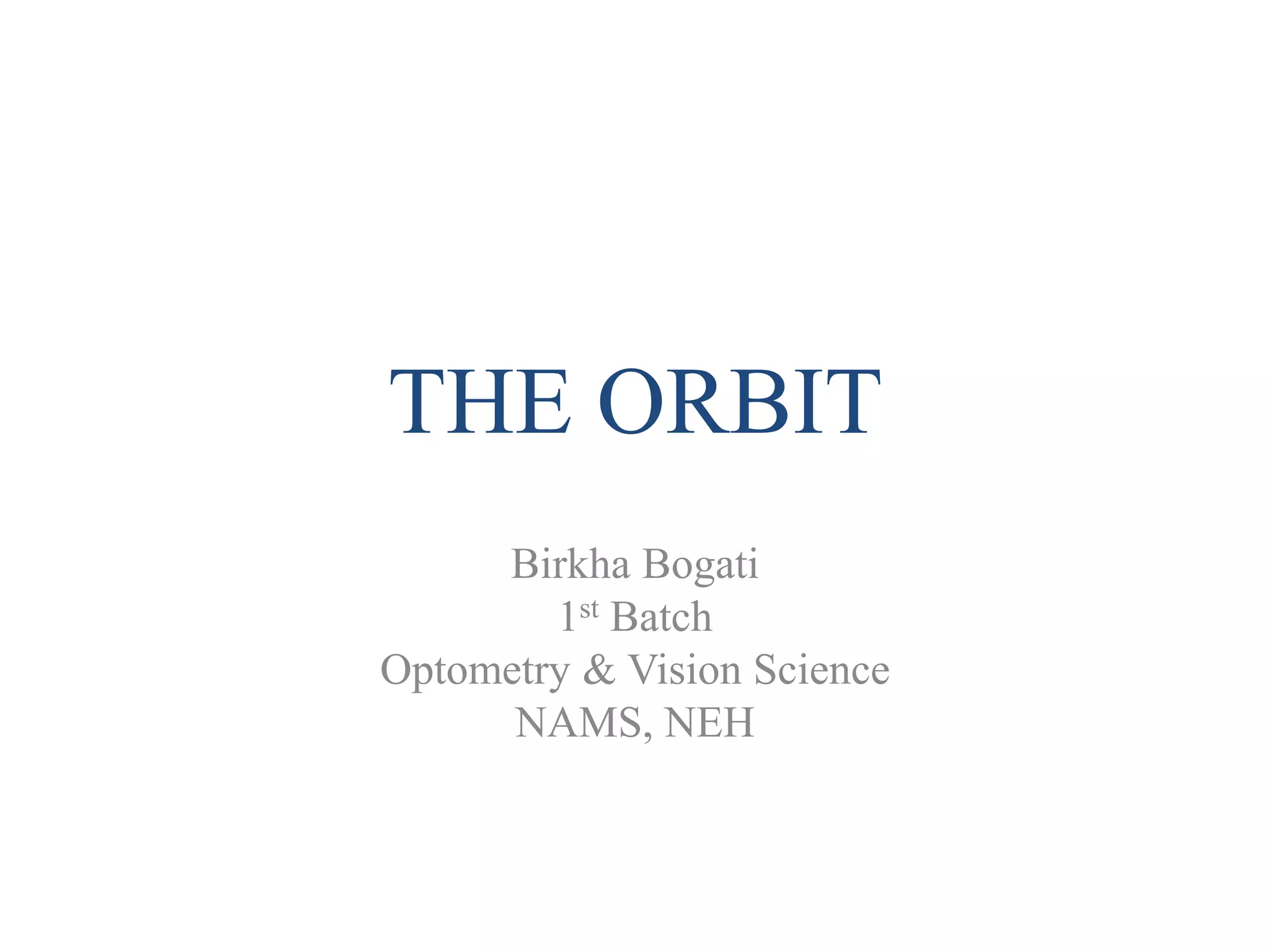 The Orbit | PPTX