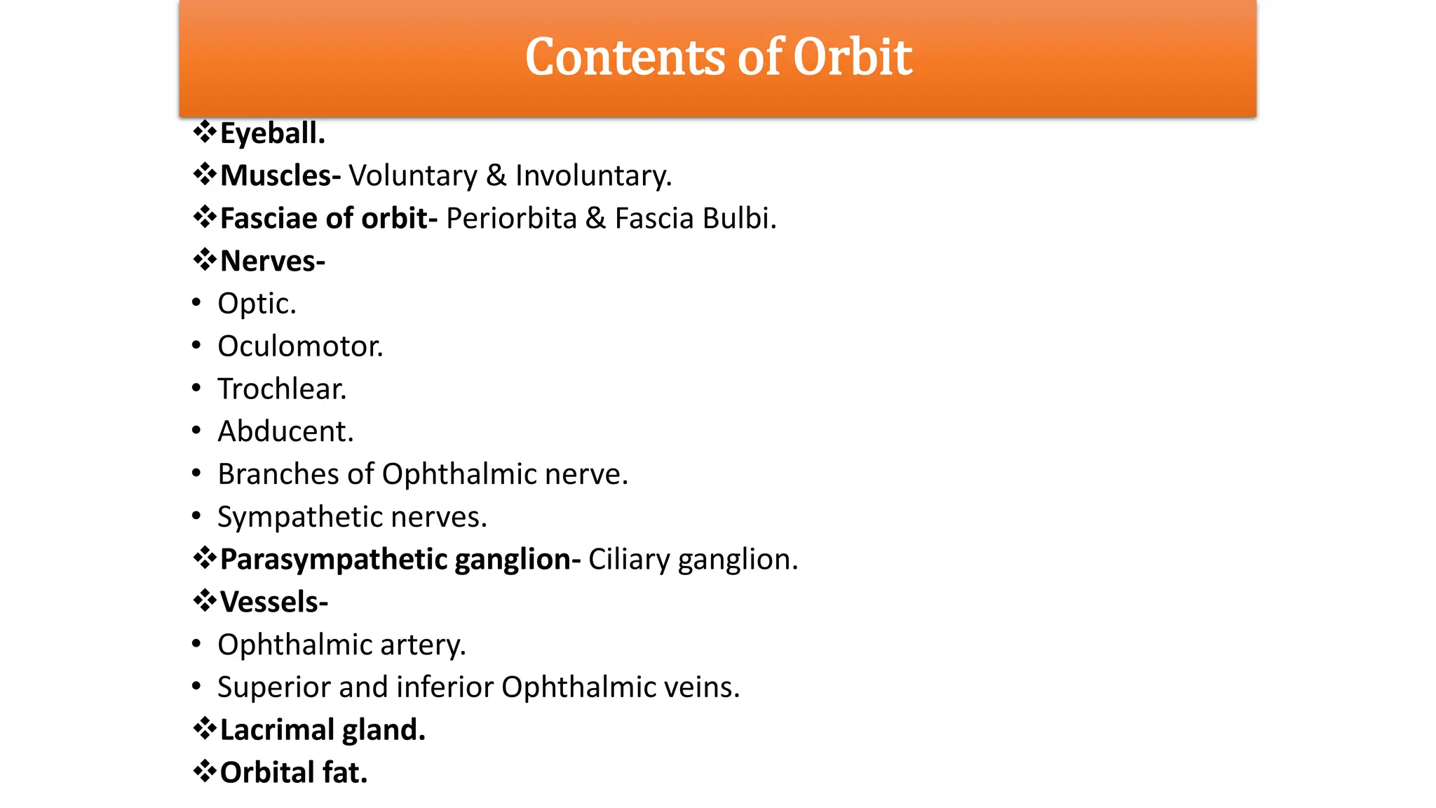 ORBIT-I complete anatomy and muscle attached | PDF